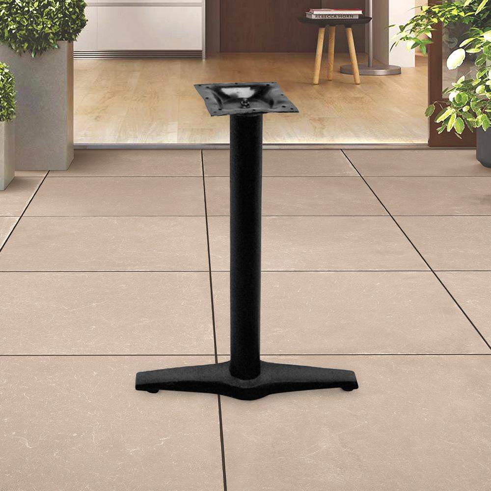 TR 2 Prongs Black Table Base, End Base,T-Shaped | Amerivend Works